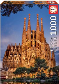 Puzzle educa puzzle sagrada familia, barcelona (španělsko) 1000 dílků