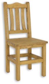 Drewmax KT703 - Dřevěná židle 46x96x51cm - Borovice, Rustikal