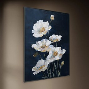 Tištěný obraz s rámem 60x80 cm White Poppies – Styler