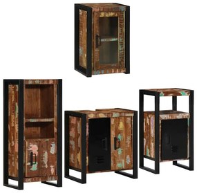 Sada koupelnového nábytku 4 ks Vícebarevný 55 x 35 x 60 cm 3305683