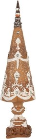 Dekorace perníkový stromek Gingerbread Tree - Ø 10*39 cm