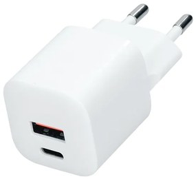 SOLIGHT USB-C + USB-A fast charger GaN 20W PD