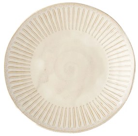 Made in Japan (MIJ) Ridged Alabaster Mělký Talíř 25,4 cm