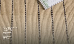 Diamond Carpets India, Ručně vázaný kusový koberec Lorrel J 19 Natural, 140x200, béžová, chodba / předsíň