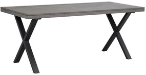 OnaDnes -20% Tmavě hnědý dubový jídelní stůl ROWICO BROOKLYN II. 170 x 95 cm