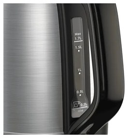 Tefal - Rychlovarná konvice SUBITO 1,7l 2400W/230V nerez/černá