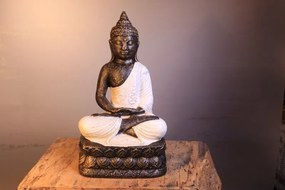 Buddha bílý, pryskyřice