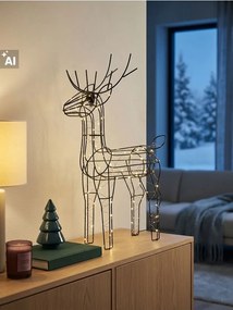 Sinsay - Vánoční LED dekorace ve tvaru soba - černá
