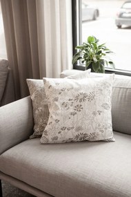 Storefactory Bavlněný povlak na polštář SOLVIK White 48 x 48 cm, béžová barva, textil