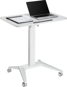 MC-453W bílá / Pojízdný stolek na notebook