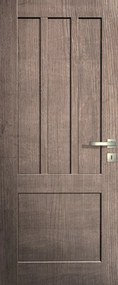 posuvné interiérové dveře do pouzdra LISBONA plné, model 2 Průchozí rozměr: 70 x 197 cm, Orientace dveří: Levé dveře, Dekor: Dub kartáčovaný