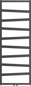 Mexen, Mexen Zoom dekorativní koupelnový radiátor 1430 x 530 mm, 477 W, antracit - W130-1430-530-00-66
