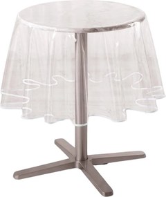 Voskovaný ubrus, transparentní O 180 cm