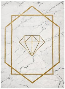 Dywany Łuszczów Kusový koberec Emerald diamant 1019 cream and gold ROZMĚR: 140x190