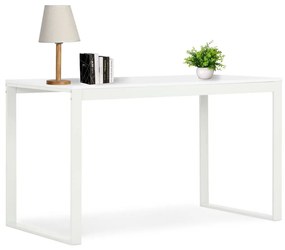 PC stůl bílý 120 x 60 x 70 cm