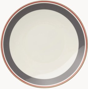 Sada dezertních talířů z kostního porcelánu Capri, 6 dílů