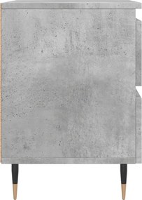 vidaXL Noční stolek 40 x 35 x 50 cm kompozitní dřevo [826868] Barva: hnědý dub