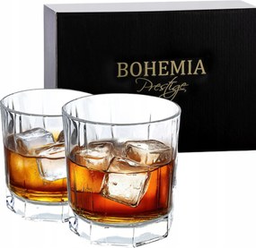 Křišťálové sklenice na whisky Bohemia Jumbo 430 ml 6 Ks s tlustým dnem