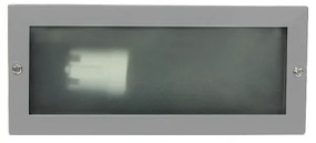 ACA Lighting Venkovní zápustné svítidlo AC045GL64G max. 40W/E27/IP54, šedé