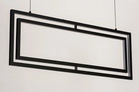 Závěsné LED svítidlo nad stůl Dual Frame Line Black