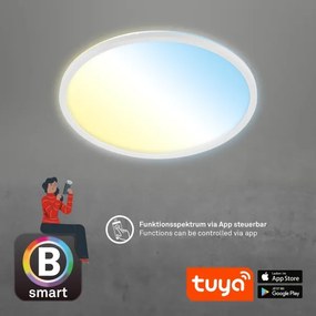 Brilo - LED Stmívatelné stropní svítidlo SLIM LED/22W/230V Wi-Fi Tuya + DO