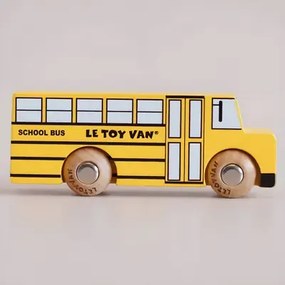 LE TOY VAN Dřevěný školní autobus Rufus / od 2 let
