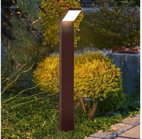 Brilagi - LED Venkovní lampa RIANO LED/8W/230V hnědá IP65 80 cm