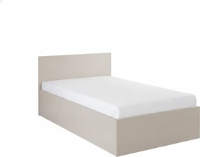 Postel SOFIA 90 x 200 cm, kašmírově béžová Rošt: S lamelovým roštem, Matrace: Bez matrace