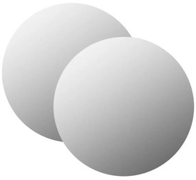 Nástěnná zrcadla 2 ks 70 cm kulatá sklo 3051629