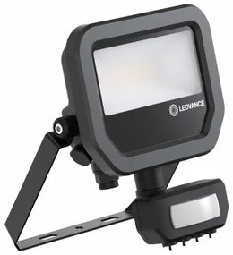 LED reflektor s pohybovým čidlem LEDVANCE FLOODLIGHT černý SENSOR 8W/6W 1200/850lm 4000K neutrální bílá IP65