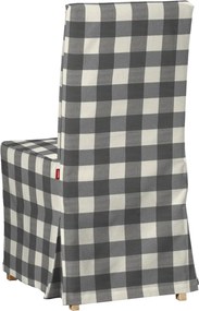 Potah na židli IKEA  Henriksdal, dlouhý barva šedá látka vzorované