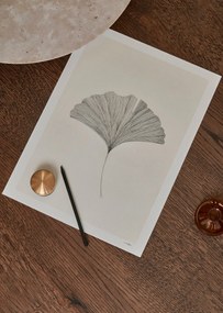 The Poster Club Plakát Ginkgo Leaf by Ana Frois