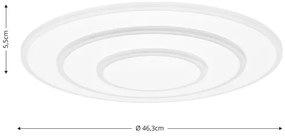 Brilagi - LED Stmívatelné stropní svítidlo MODERN LED/58W/230V 3000-6000K + DO