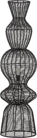 Matně černá provazová stojací lampa (výška 136 cm) Breena – Nova Luce