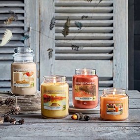 Yankee Candle - vonná svíčka Farm Fresh Peach (Čerstvá farmářská broskev) 411g