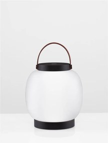NV 9002876 Venkovní stolní lampa JIGRA černý hliník a akryl LED 2W 3000K 3,7V 306st. IP54 vypínač na těle / USB kabel - NOVA LUCE