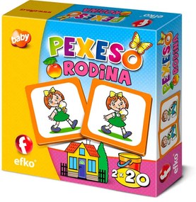 EFKO Hra baby pexeso Rodina *SPOLEČENSKÉ HRY* ef54678