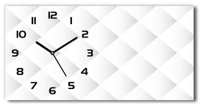 Wallmuralia Skleněné hodiny na stěnu tiché Čtverce pozadí 60x30 cm
