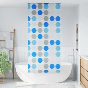 Sprchová roleta 120 x 240 cm kruhový vzor 142855