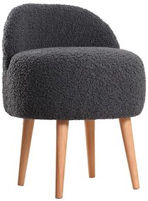 Asir Dětské křeslo MIKI pr. 46 cm tmavě šedá 209FLF1153