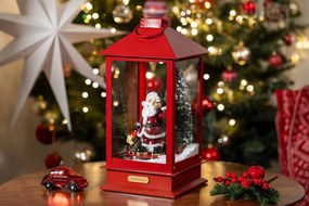 Lucerna Santa Claus, LED podsvíceni, 38 cm