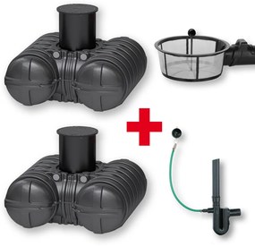 Retenční nádrž Roth s filtrem, 100 % retence O 7 000 l 1135009444