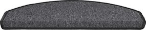 Schodové rohože 20 ks 65 x 24 x 4 cm antracitové, půlkulaté, velké 3365789