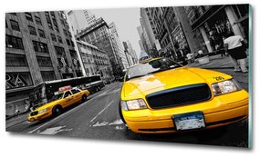 Wallmuralia Foto obraz sklo tvrzené Taxi New York 100x50