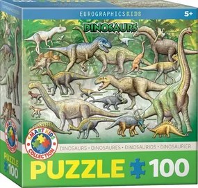EUROGRAPHICS Puzzle Dinosauři / 100 dílků / od 5 let / 48,3 x 33 cm