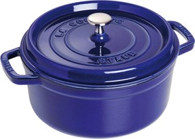 Staub Litinový hrnec s poklicí Cocotte, tmavě modrá, 24 cm / 3,8 l 1102491