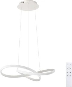 BRILAGI - LED Stmívat. lustr na lanku INFINITY LED/55W/230V 50x50 cm bílá + DO