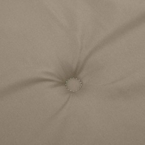 Poduška na polohovací židli taupe (75+105) x 50 x 4 cm 314181