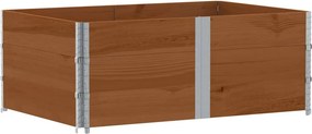 Zahradní truhlík hnědý 150 x 100 cm masivní borové dřevo 3295442
