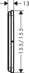 Hansgrohe ShowerSelect Comfort Q, ventil pod omítku pro 3 spotřebiče, černá matná, HAN-15587670